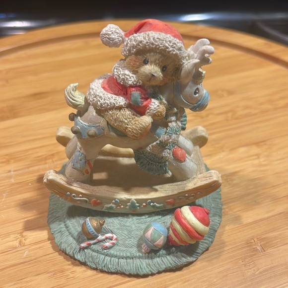 Enesco | Holiday | Cherished Teddies Christmas Bear In Rocking Horse ...